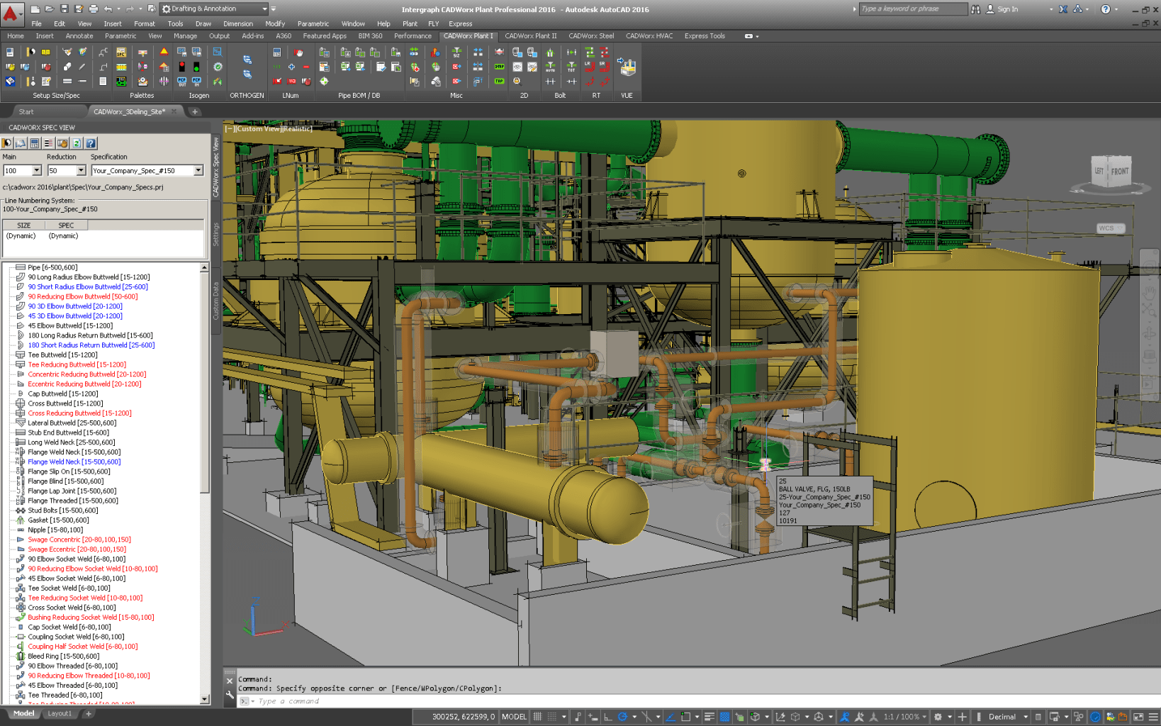 CADWorx Plant Professional: Efficient 3D Plant Design | Truetech ...